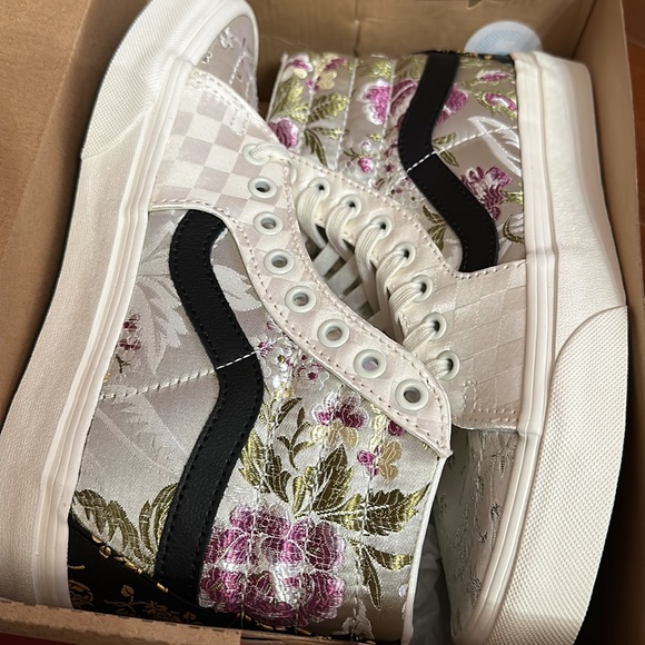 Vans | Shoes | Vans Sk8 Hi Brocade Patch Work True | Poshmark